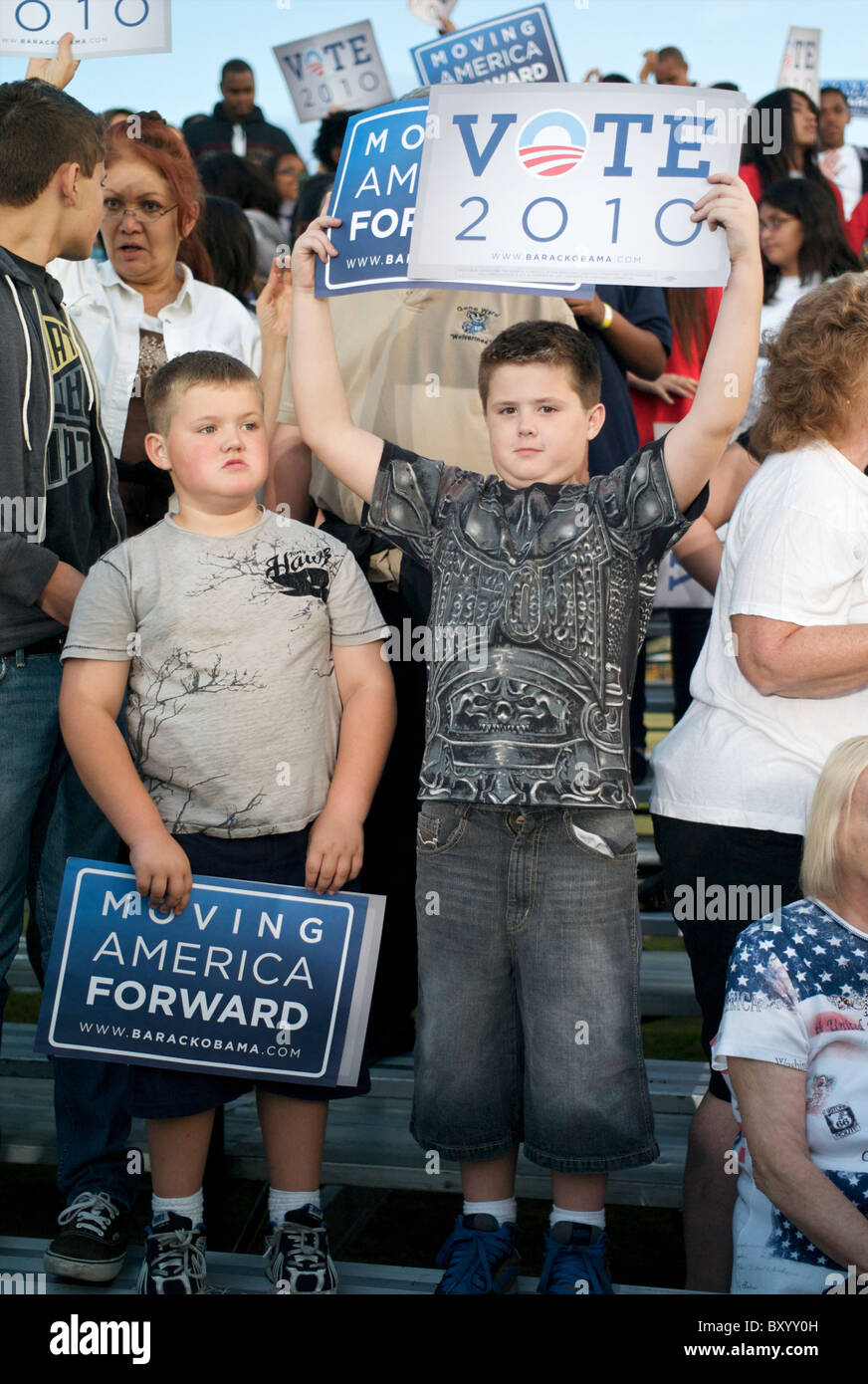 Rally for Senator Reed Stock Photo - Alamy