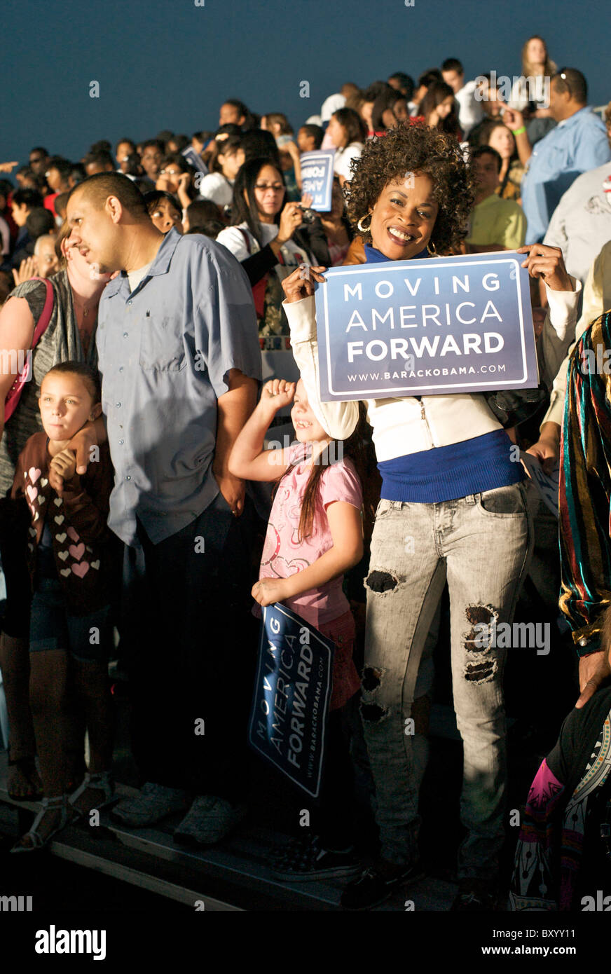 Rally for Senator Reed Stock Photo - Alamy