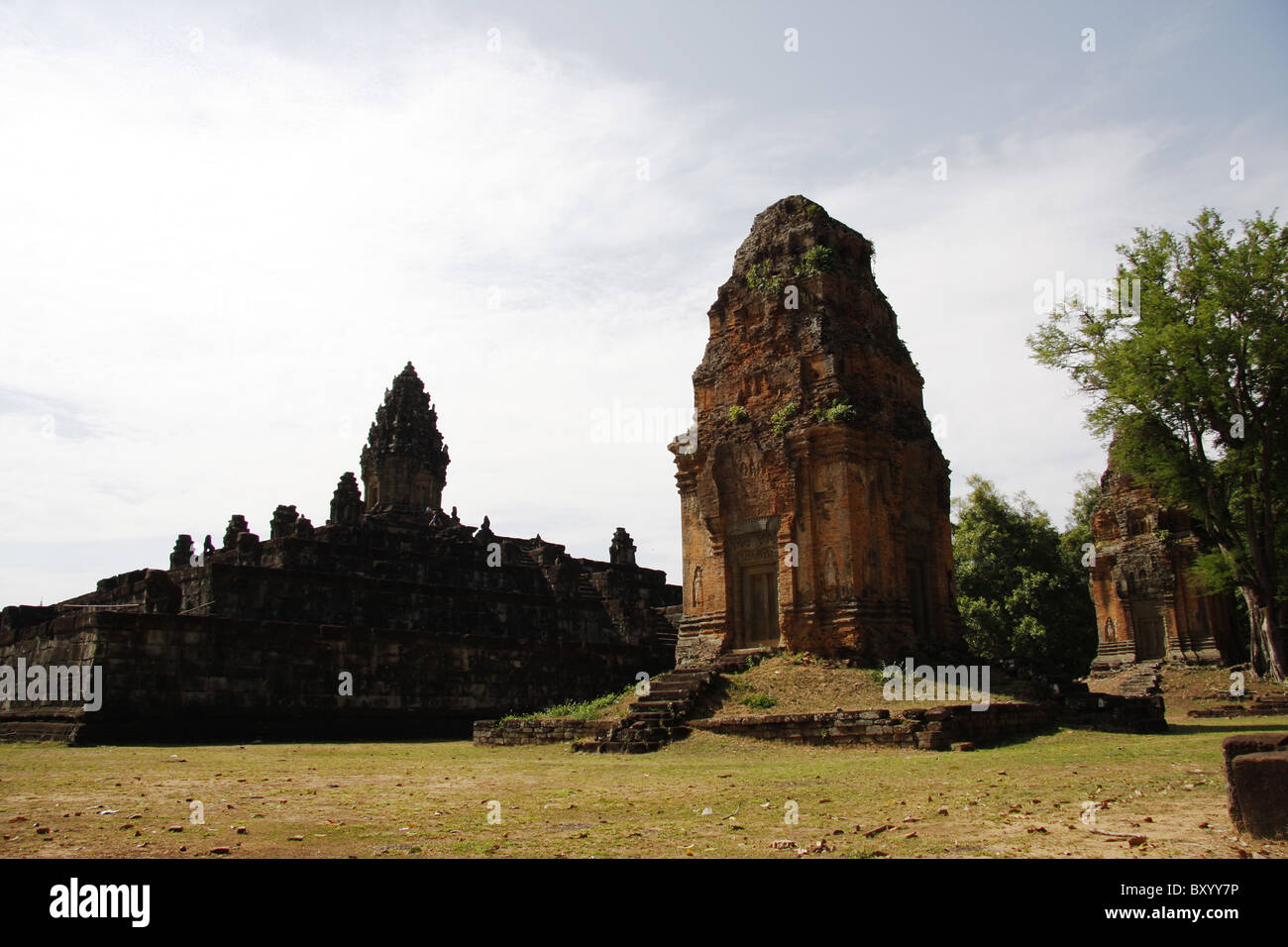 The Bakong, a temple of the early Roluos temple group in Siem Reap ...