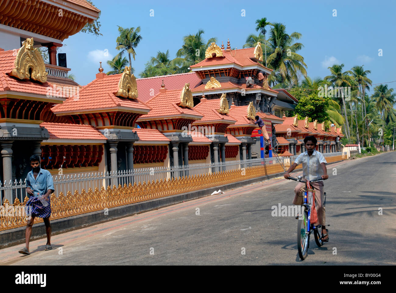 VISHNUMAYA TEMPLE IN PERINGOTTUKARA NEAR THRISSUR KERALA Stock Photo ...