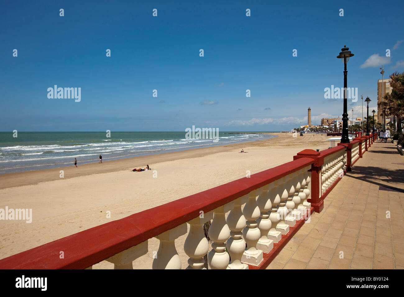 Playa de Regla y Paseo Marítimo Chipiona Cádiz Andalucia España beach ...