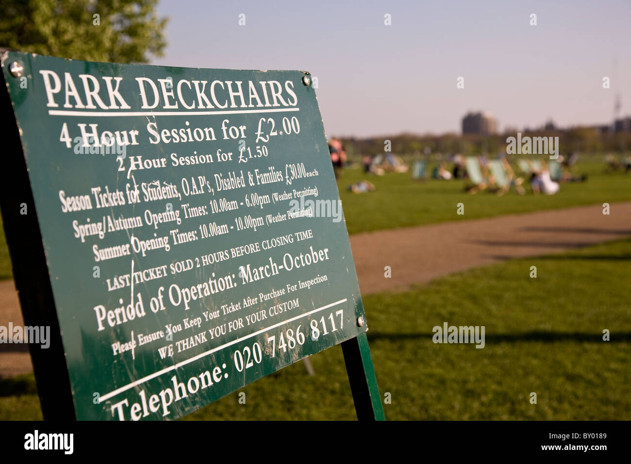 Hyde park information sign hi-res stock photography and images - Alamy