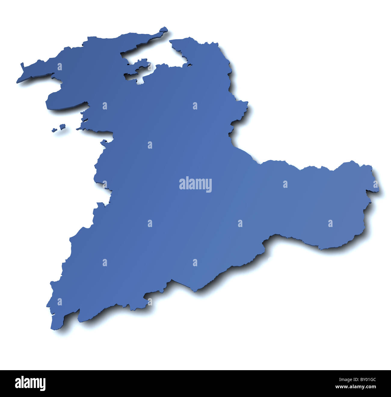 Map of canton Bern - Switzerland Stock Photo - Alamy