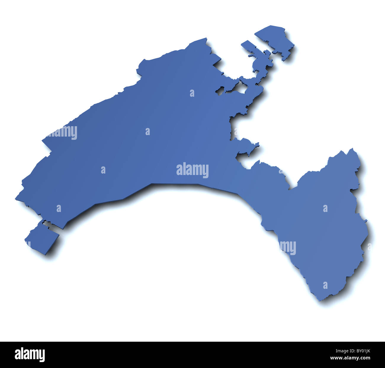 Map of Canton Vaud - Switzerland Stock Photo - Alamy