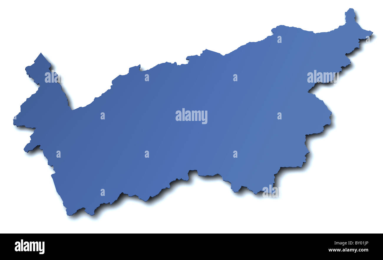 Map of valais hi-res stock photography and images - Alamy