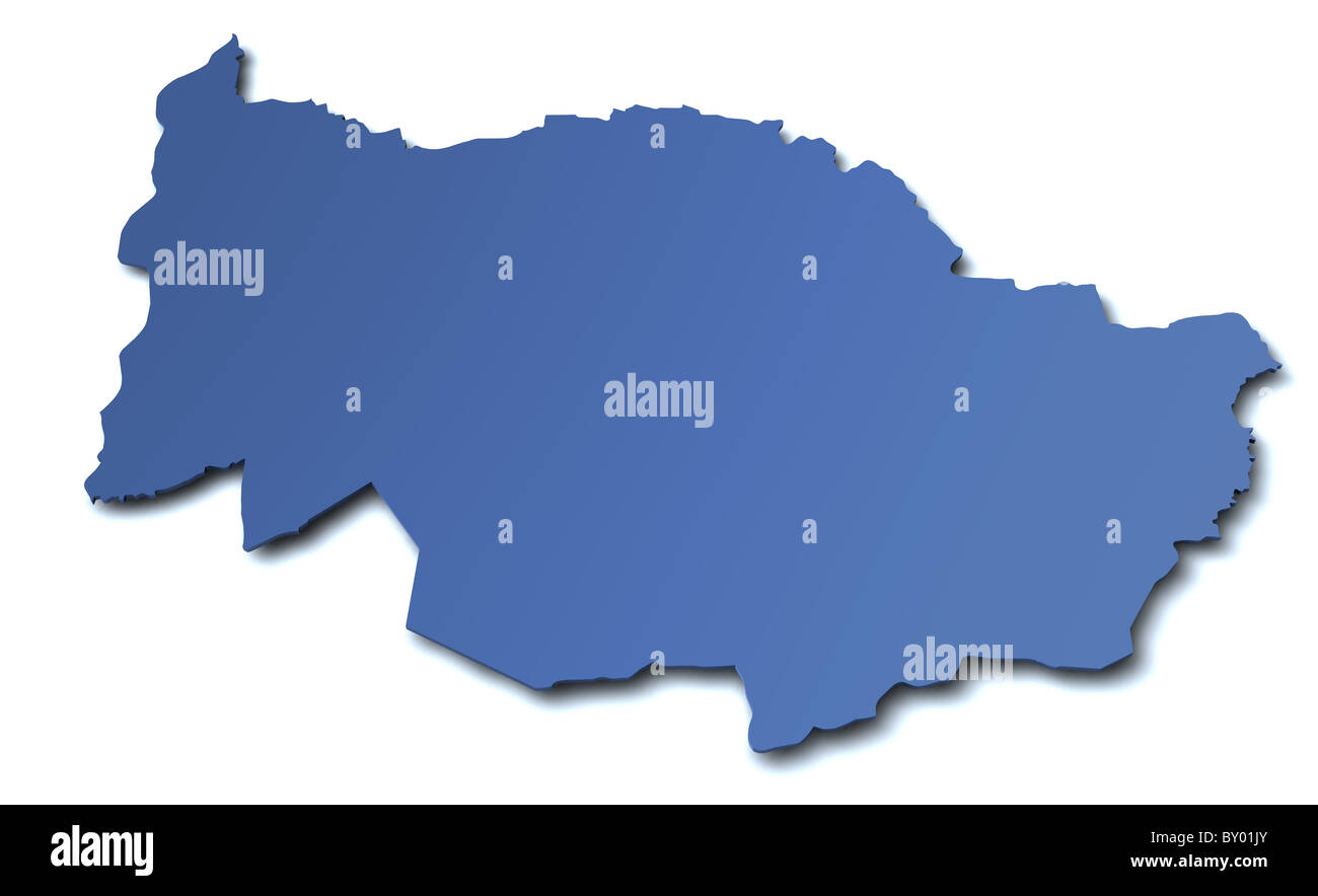 Map of canton Zug - Switzerland Stock Photo - Alamy