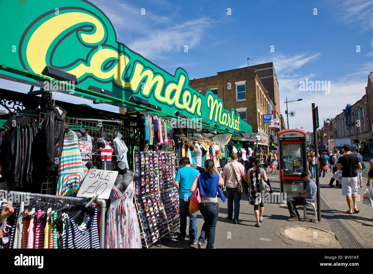 Camden market camden town london uk england hi-res stock photography ...