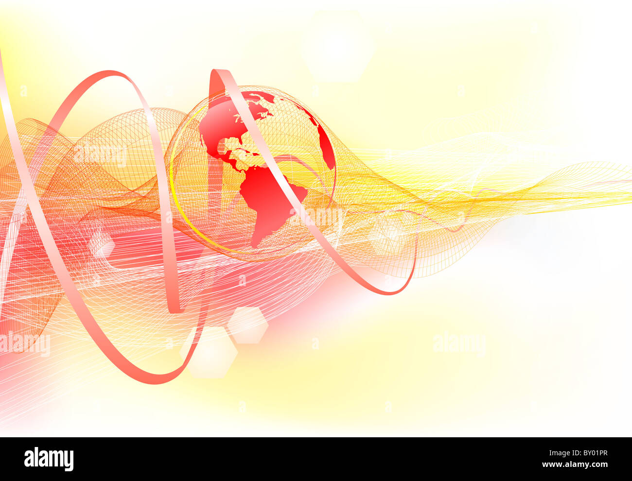 Abstract corporate business background with world globe Stock Photo - Alamy