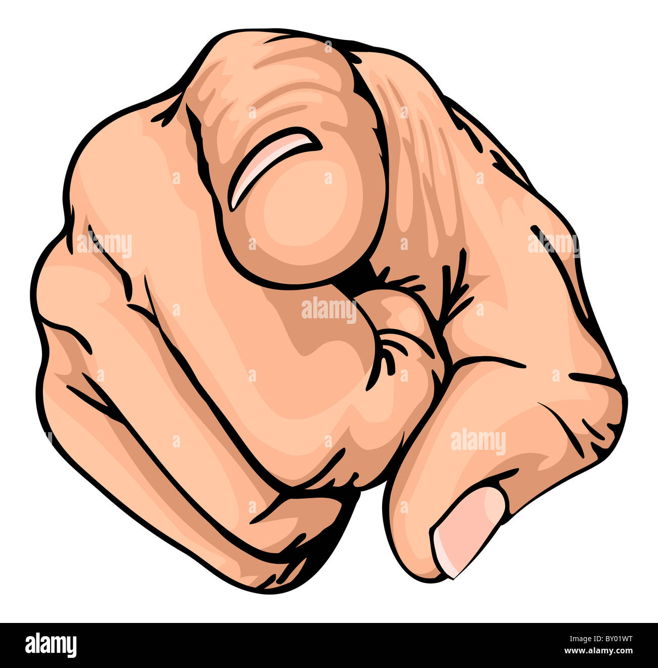 Cartoon Hand Pointing Png