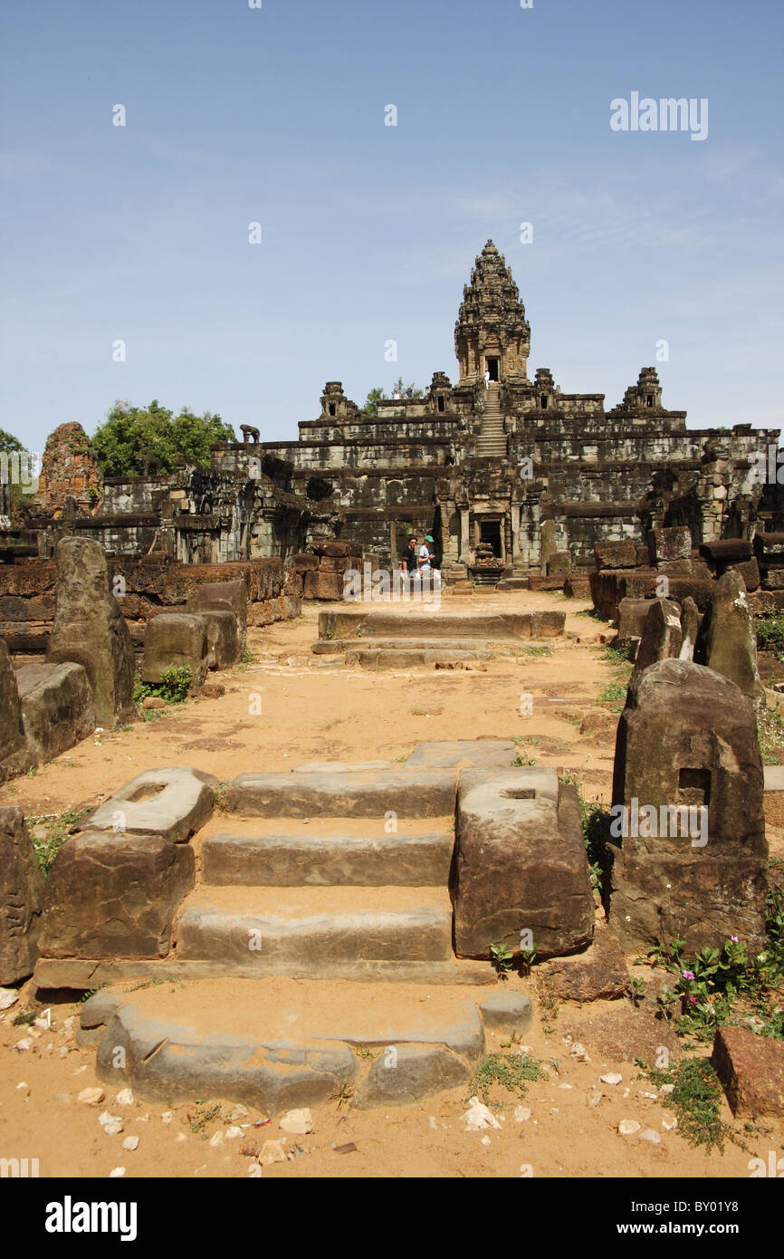 The Bakong, a temple of the early Roluos temple group in Siem Reap ...