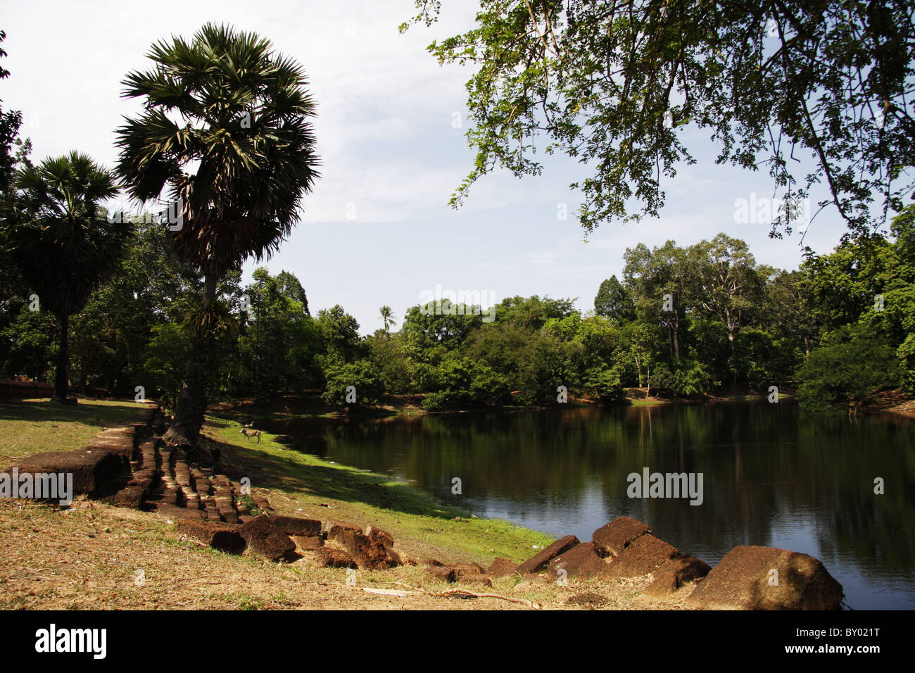 The Bakong, a temple of the early Roluos temple group in Siem Reap ...