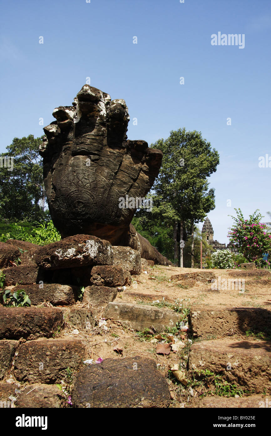 The Bakong, a temple of the early Roluos temple group in Siem Reap ...