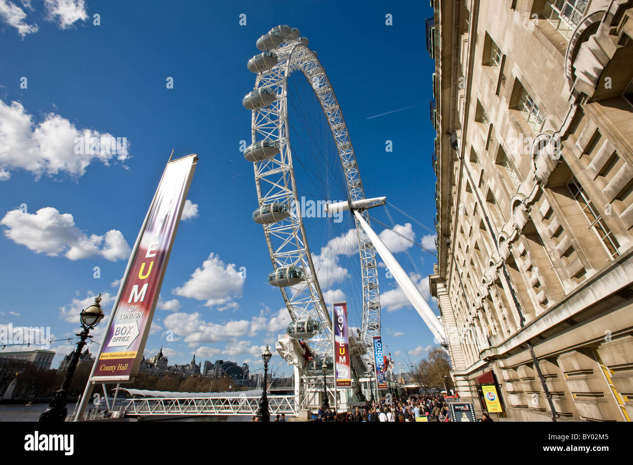 London eye banner hi-res stock photography and images - Alamy