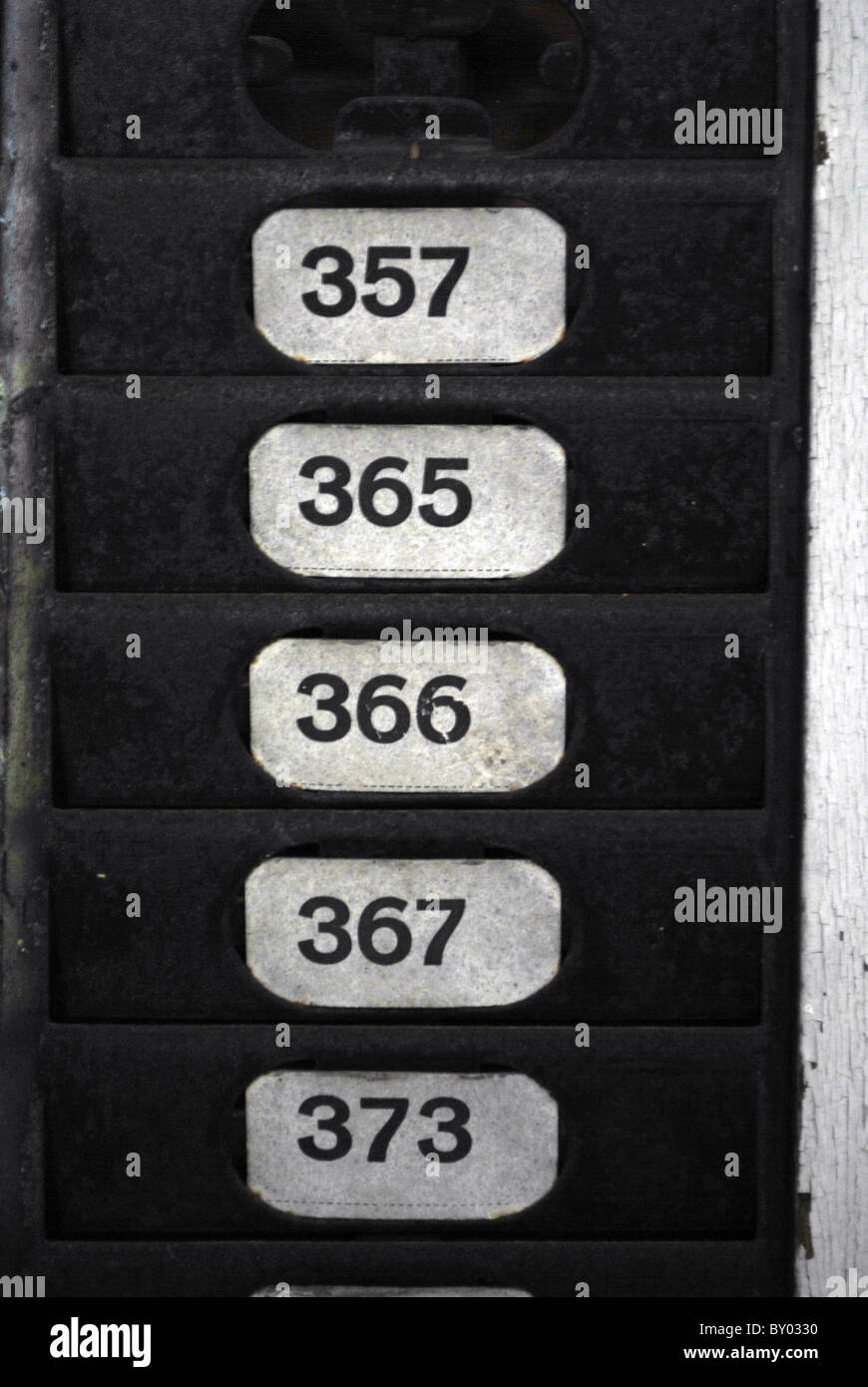 plate numbers in sequence Stock Photo - Alamy
