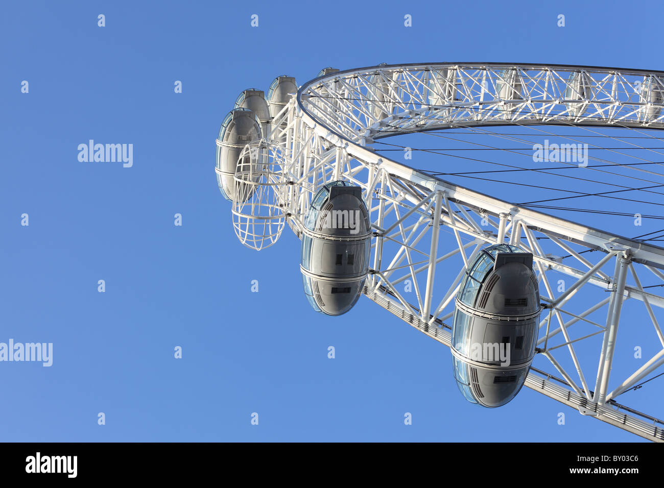 London eye pod looking out hi-res stock photography and images - Alamy