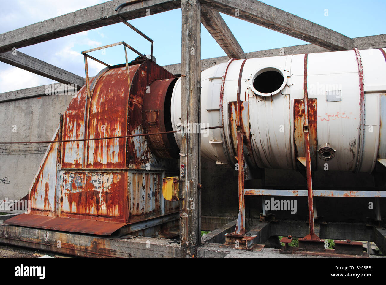 old industrial ventilation system Stock Photo - Alamy