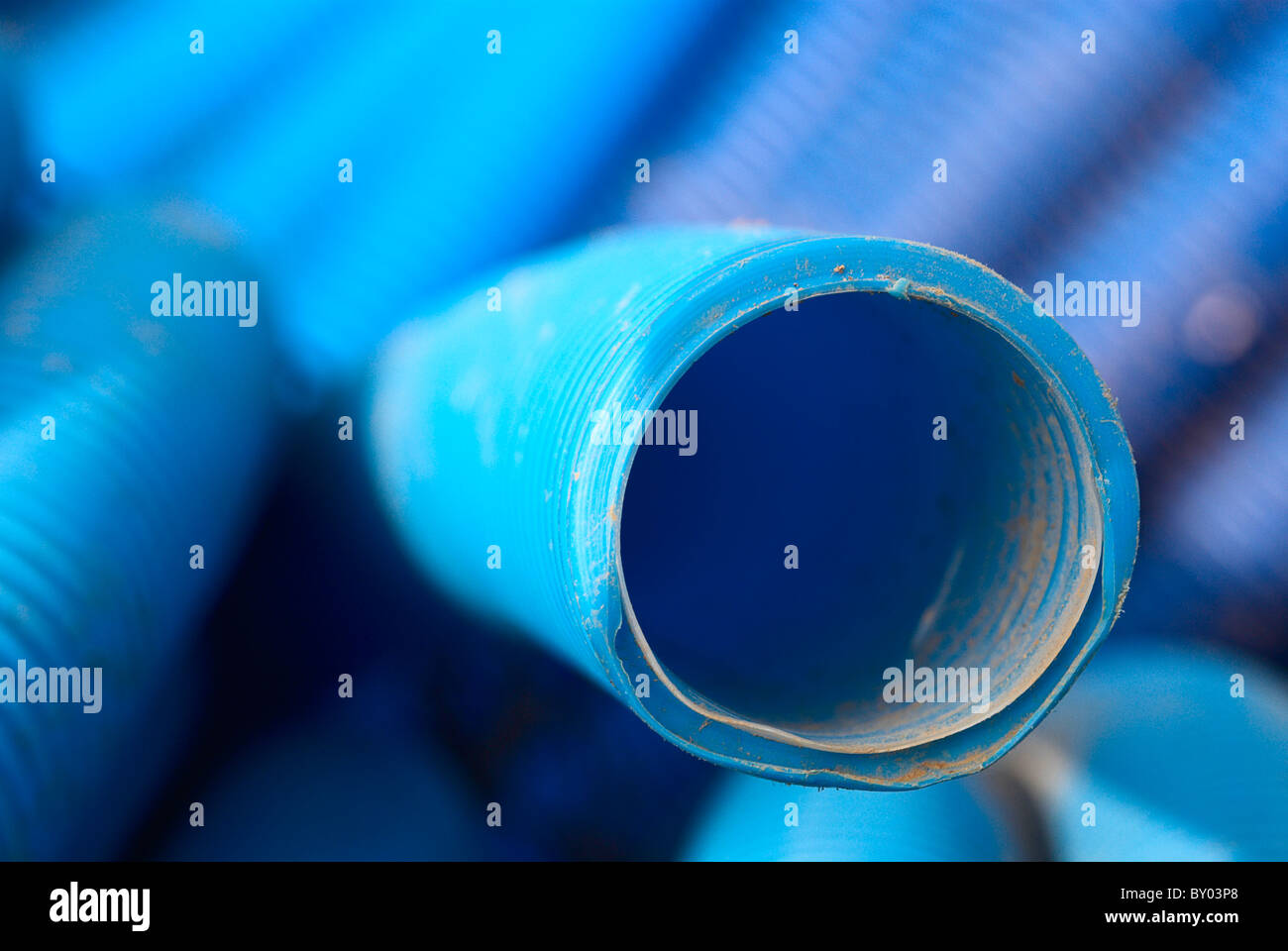 Stack of pipes on a building merchant yard Stock Photo - Alamy