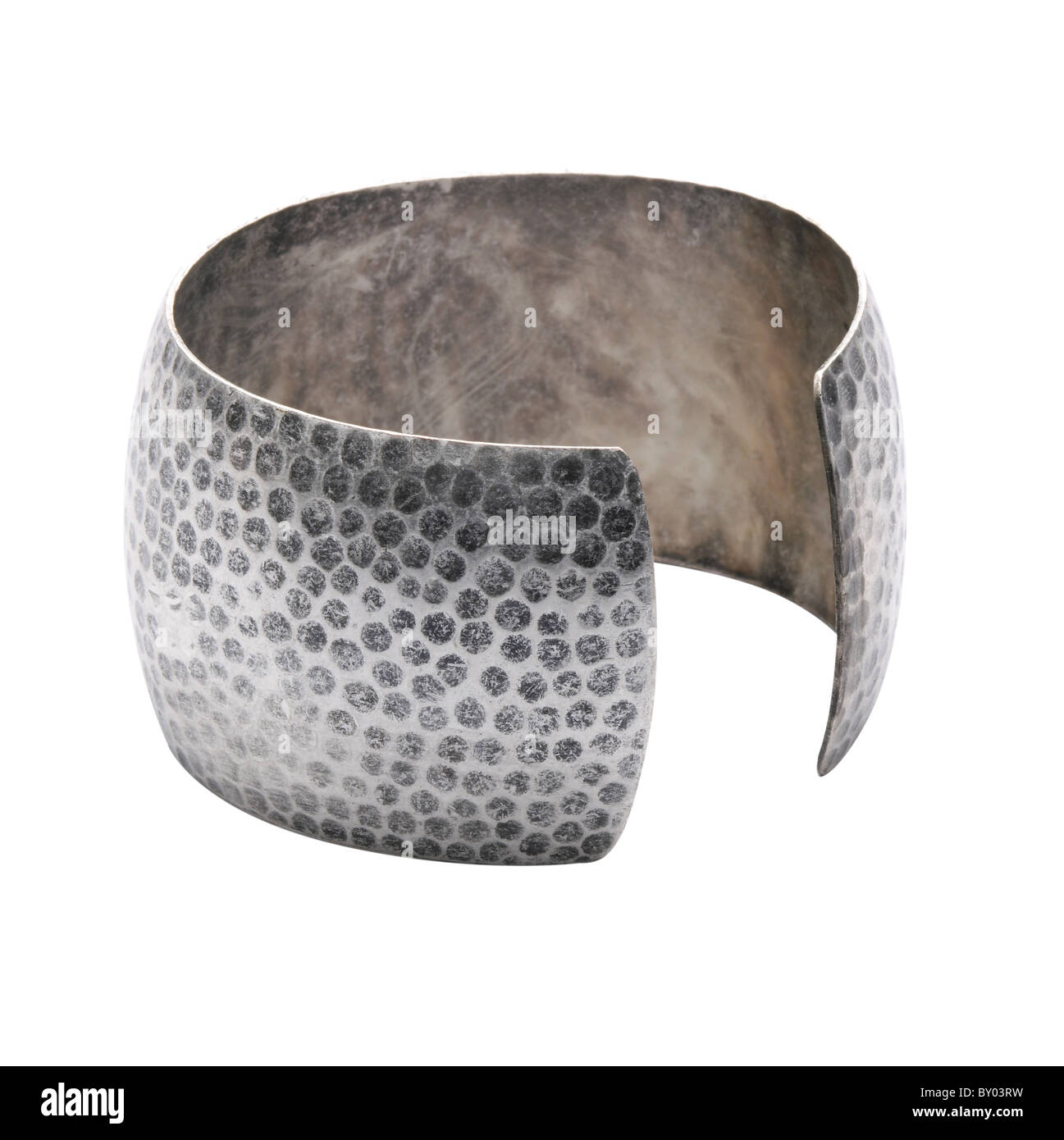 silver pewter bangle Stock Photo - Alamy