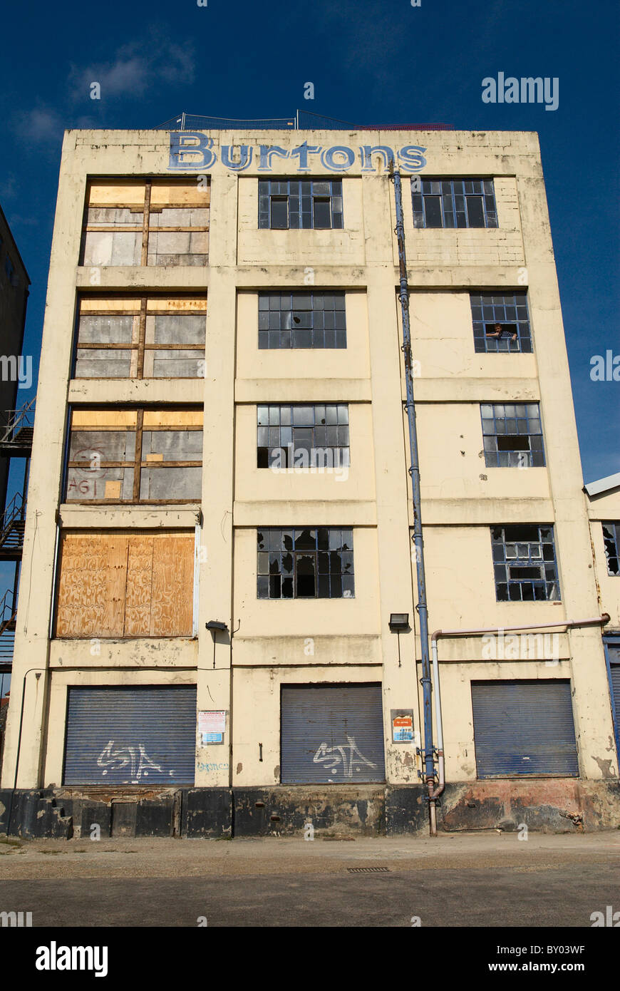 Derelict Warehouse Broken Window High Resolution Stock Photography and ...