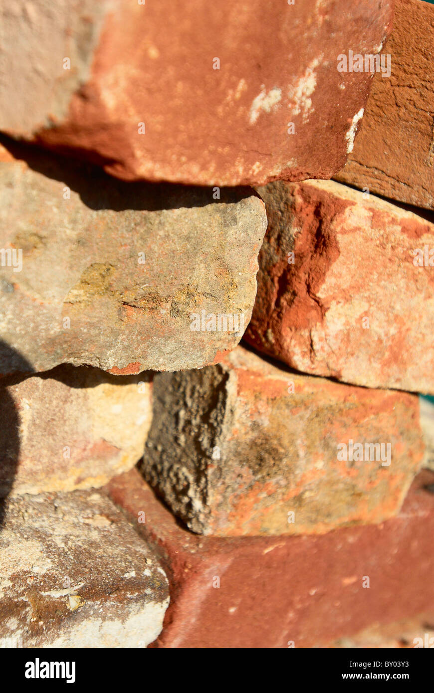 Stacked up bricks hi-res stock photography and images - Alamy