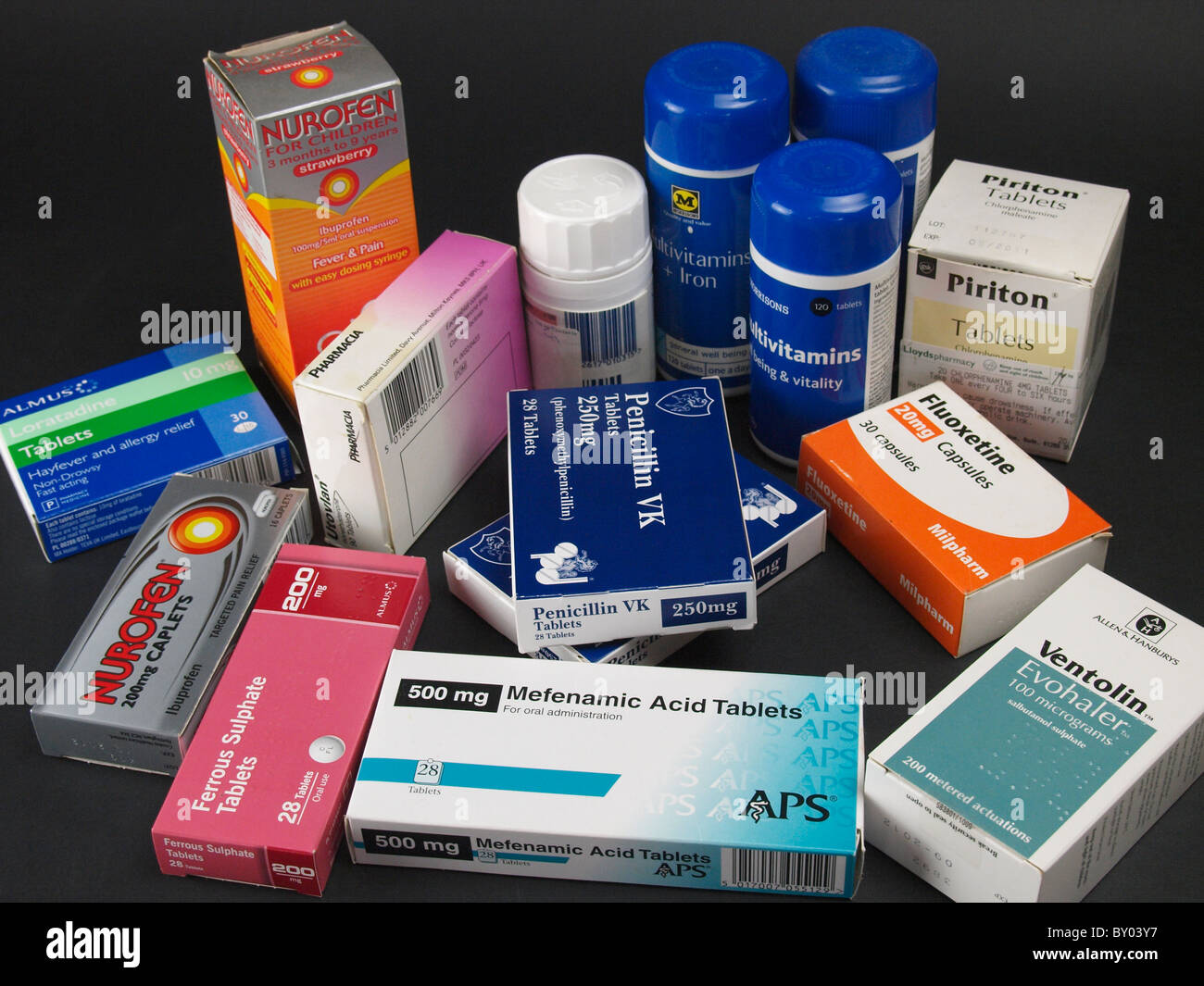 Uk medicine box hi-res stock photography and images - Alamy