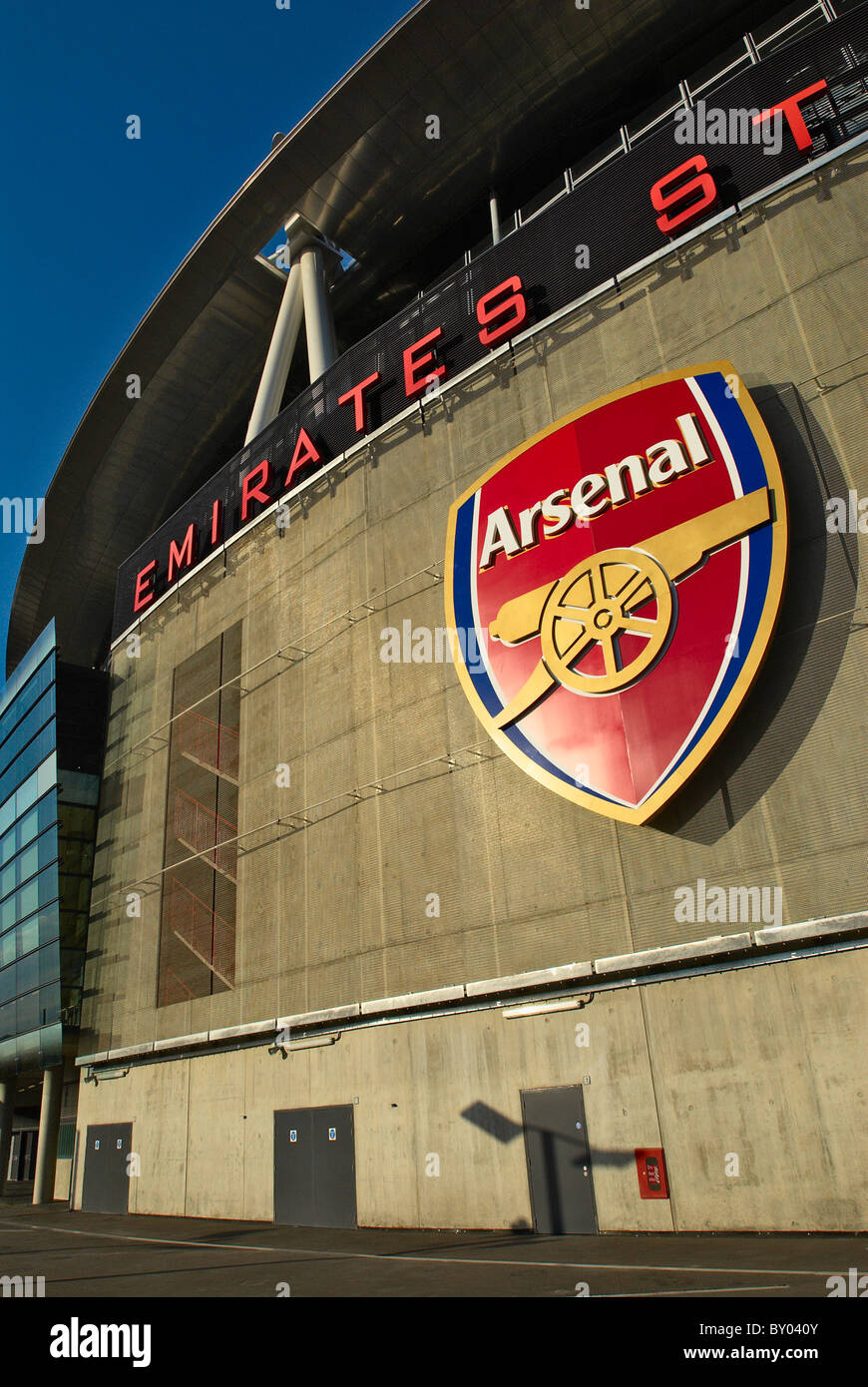 The Emirates Stadium in Ashburton Grove, north London is the home of ...