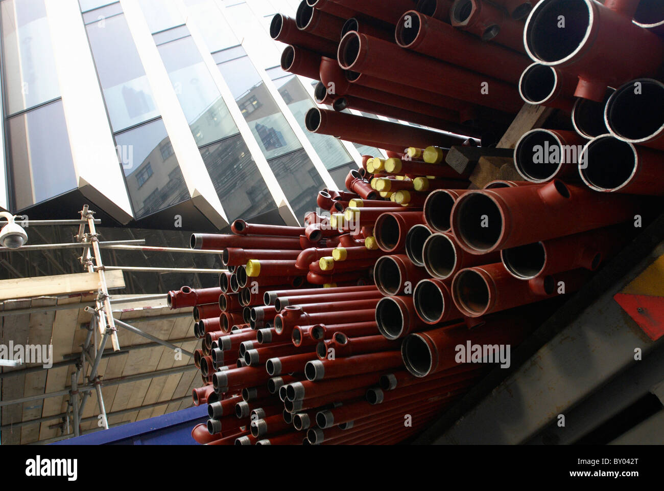 Truck loaded with pipes hi-res stock photography and images - Alamy