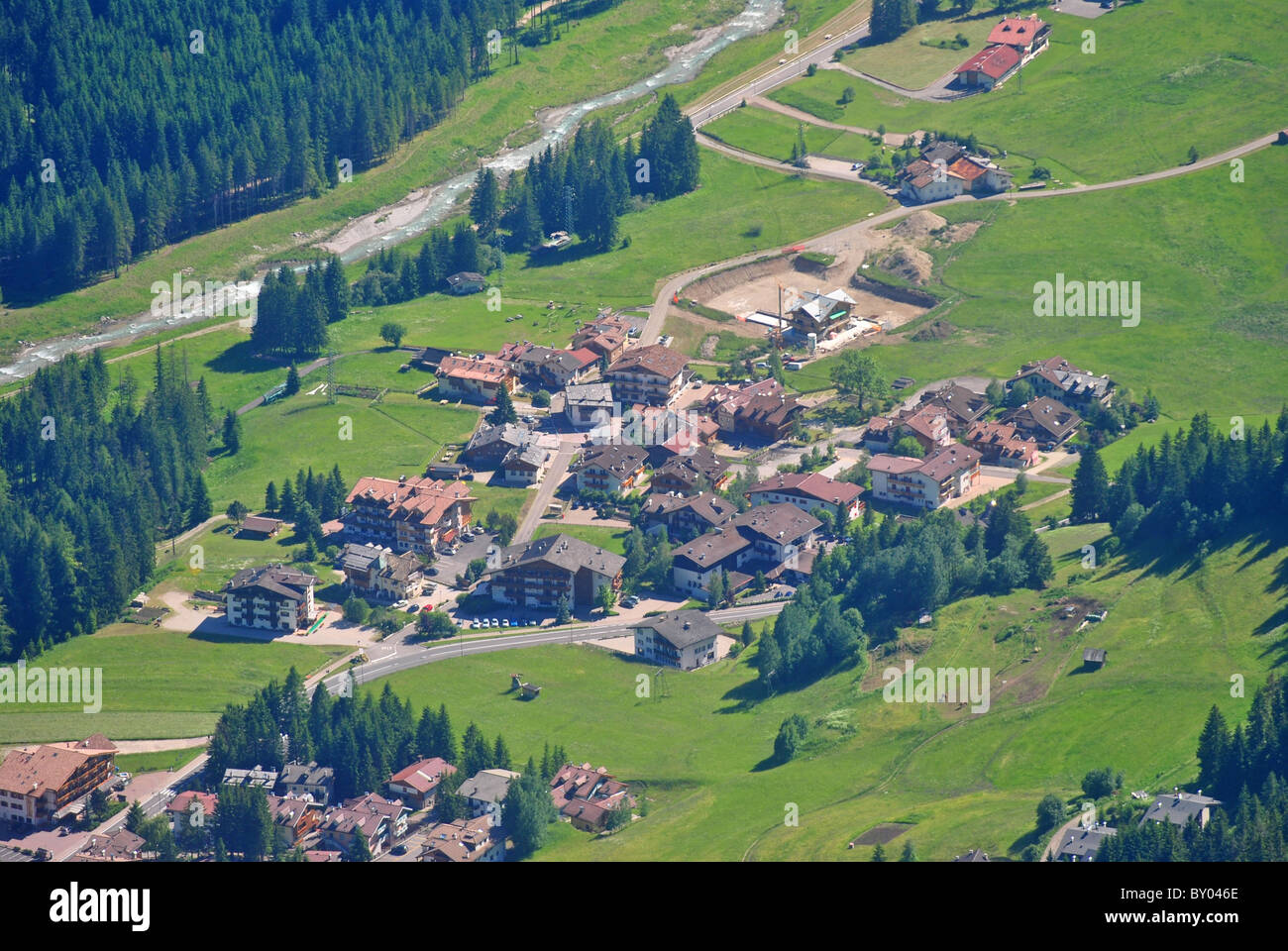 small mountain town Stock Photo - Alamy