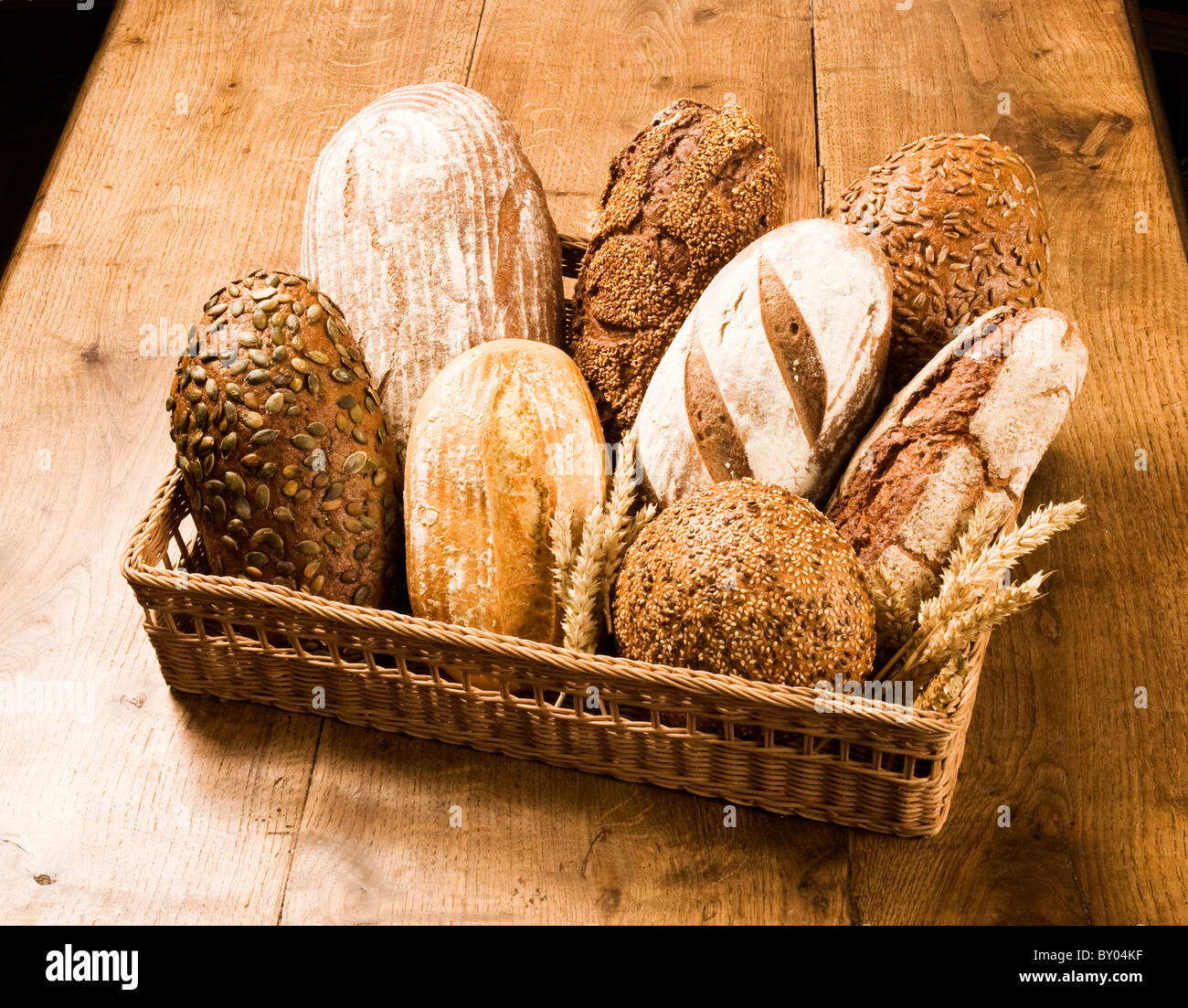 Various types of brown bread Stock Photo - Alamy