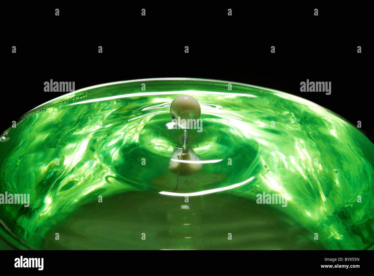 Water Drop and Splash Stock Photo - Alamy