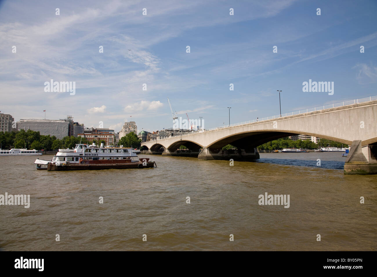 Waterloo Bridge next to the South Bank Centre Stock Photo - Alamy