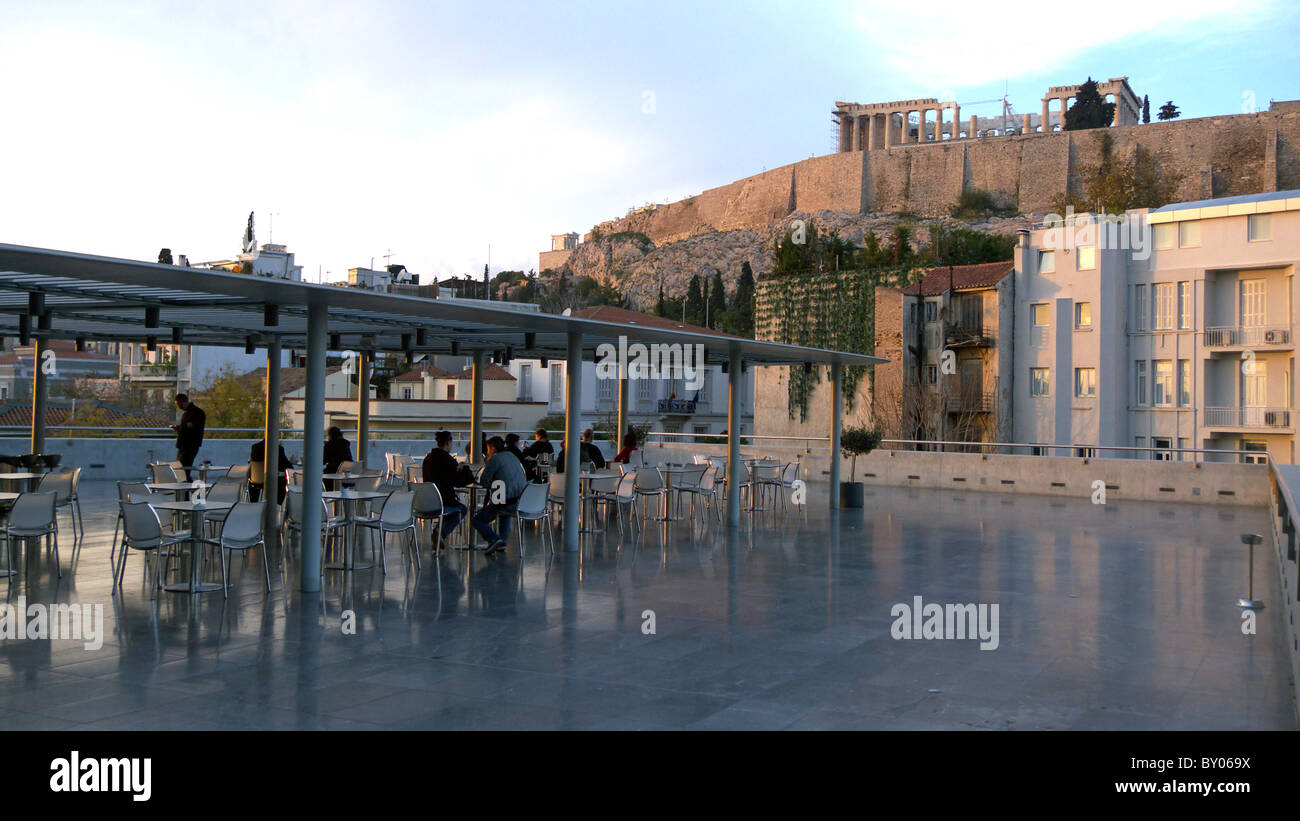 greece athens plaka the new acropolis museum Stock Photo - Alamy