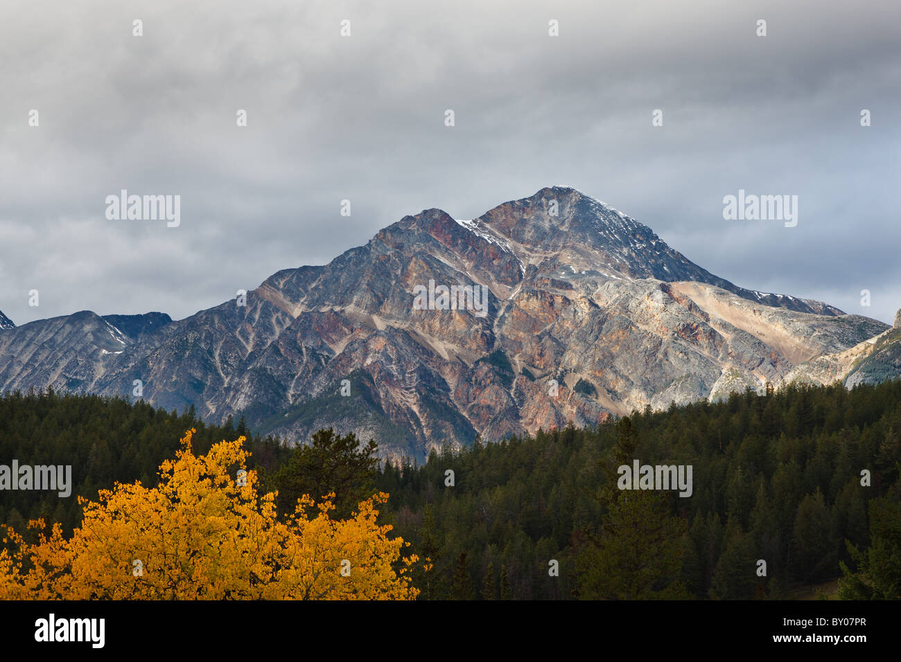 Pyramid Mountain, Jasper National Park, Alberta, Canada Stock Photo - Alamy