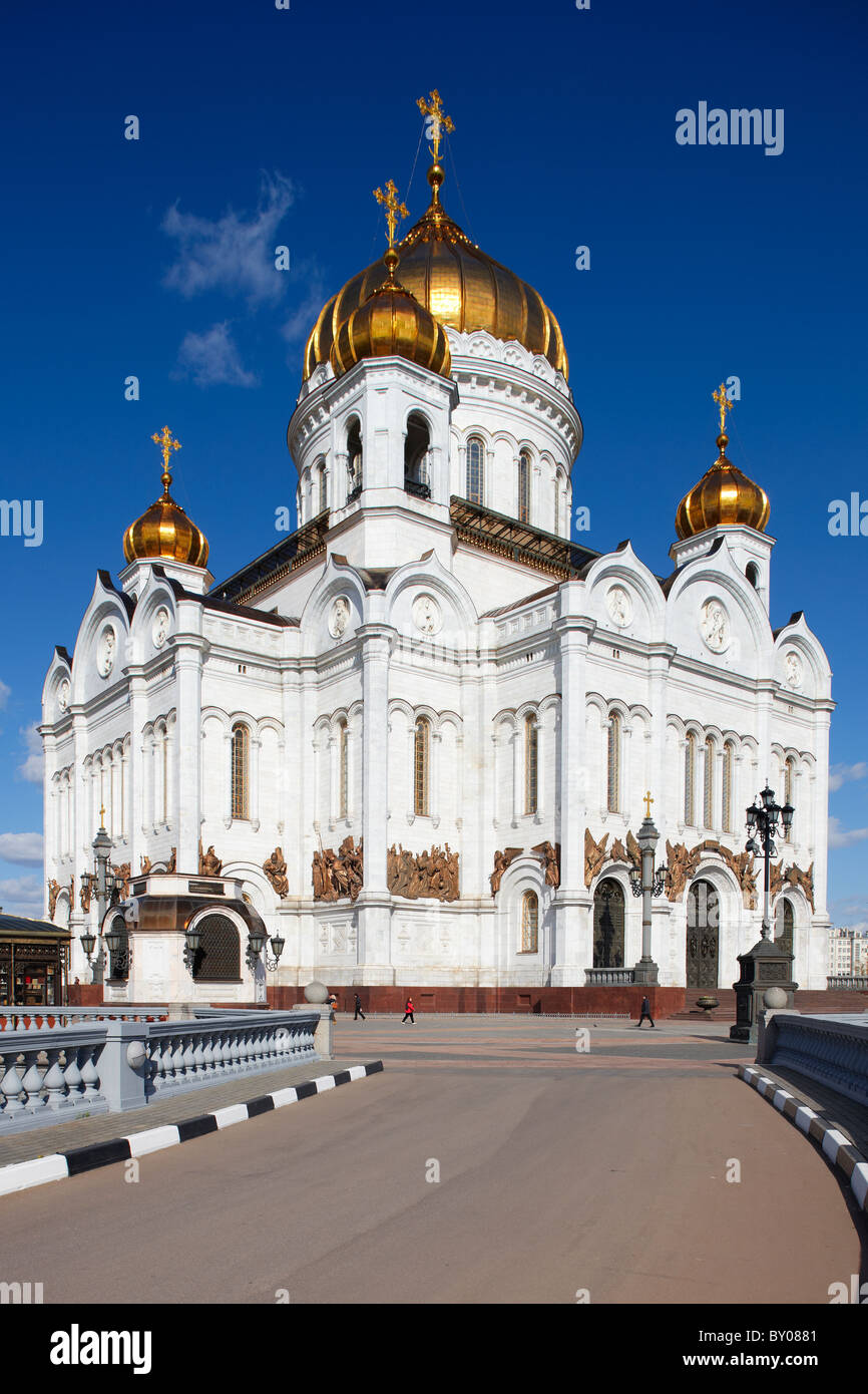 Cathedral of Christ the Saviour. Moscow, Russia Stock Photo - Alamy