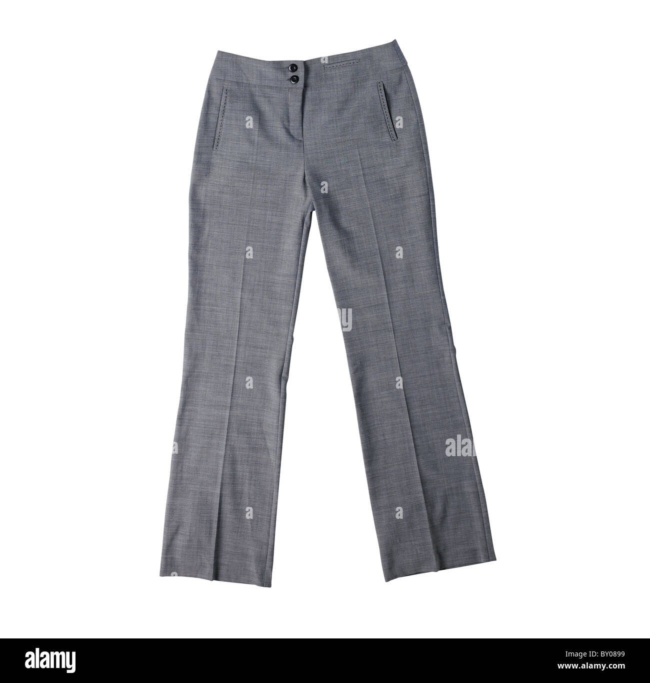 grey gray womens trousers Stock Photo - Alamy
