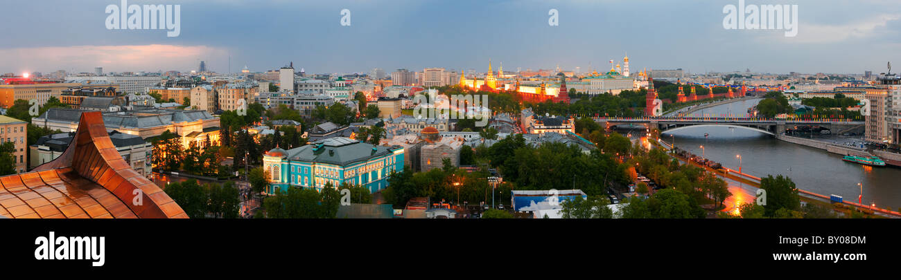 Kremlin aerial view moscow hi-res stock photography and images - Alamy