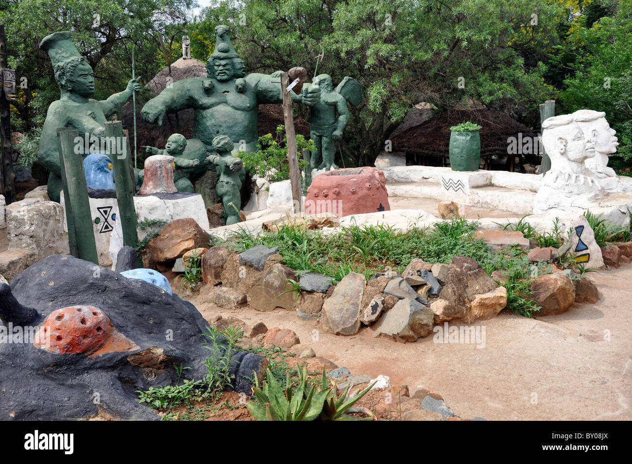 Credo Mutwa Cultural Village, Soweto, Johannesburg, South Africa Stock ...