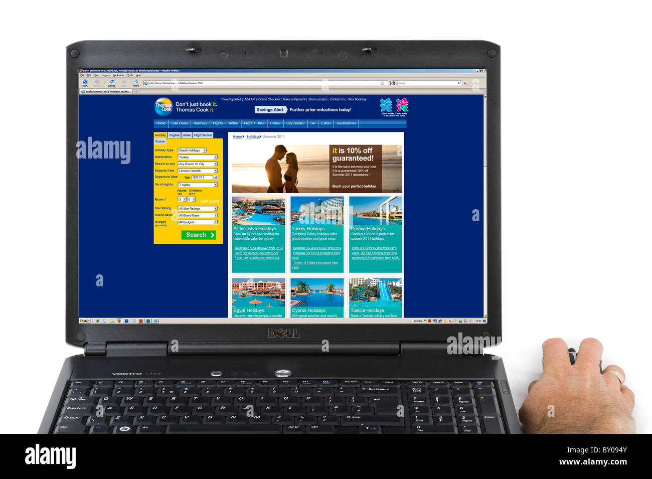 The thomas cook website hi-res stock photography and images - Alamy