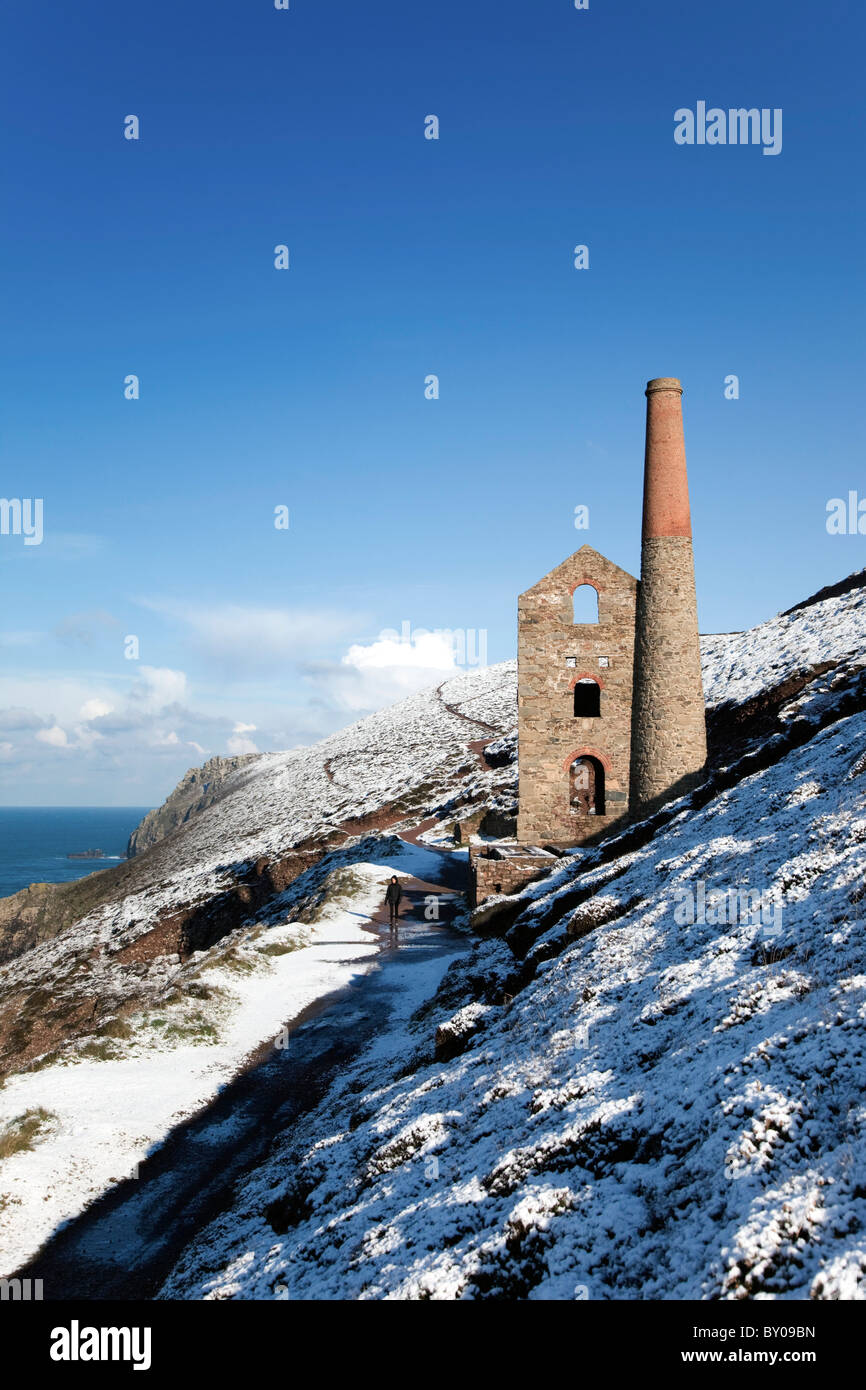 Cornwall snow hi-res stock photography and images - Alamy