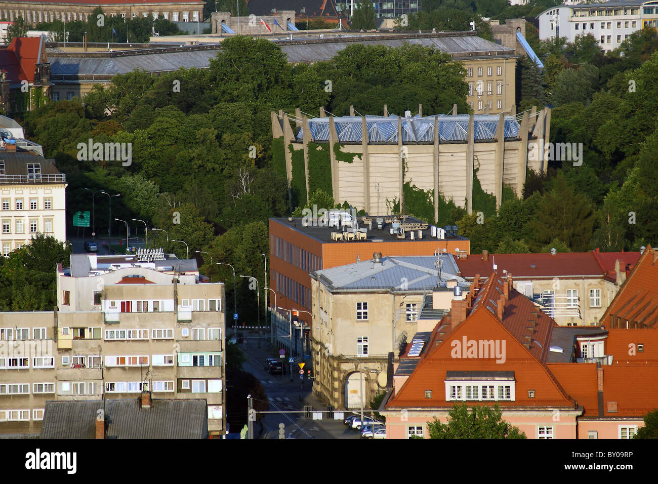 Panorama of the Battle of Raclawice (Panorama Raclawicka) seen from the ...