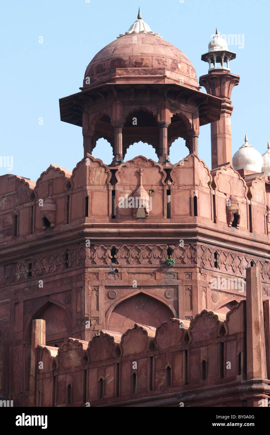 The Red Fort Detail Stock Photo - Alamy