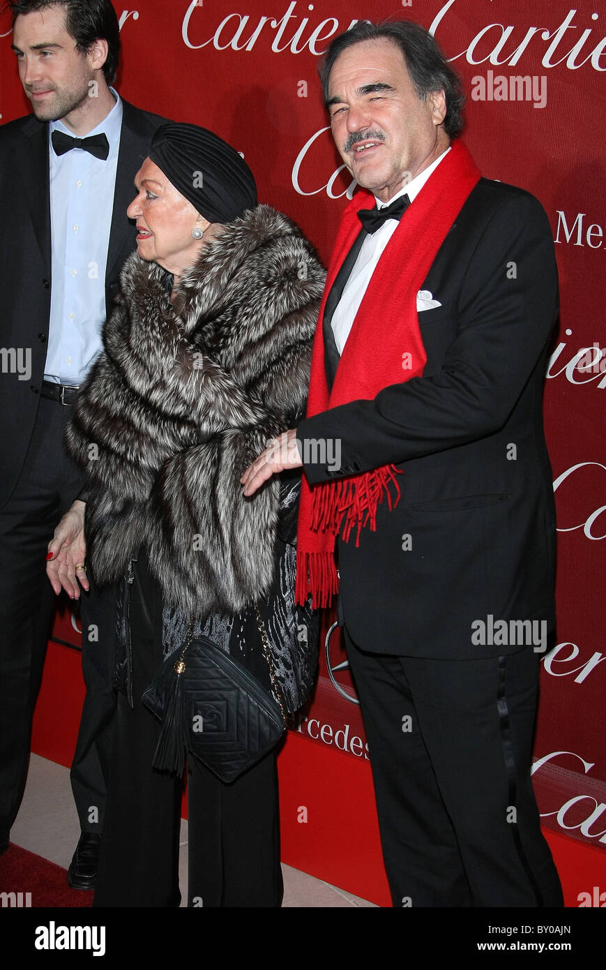 JACQUELINE GODET OLIVER STONE 2011 PALM SPRINGS INTERNATIONAL FILM ...