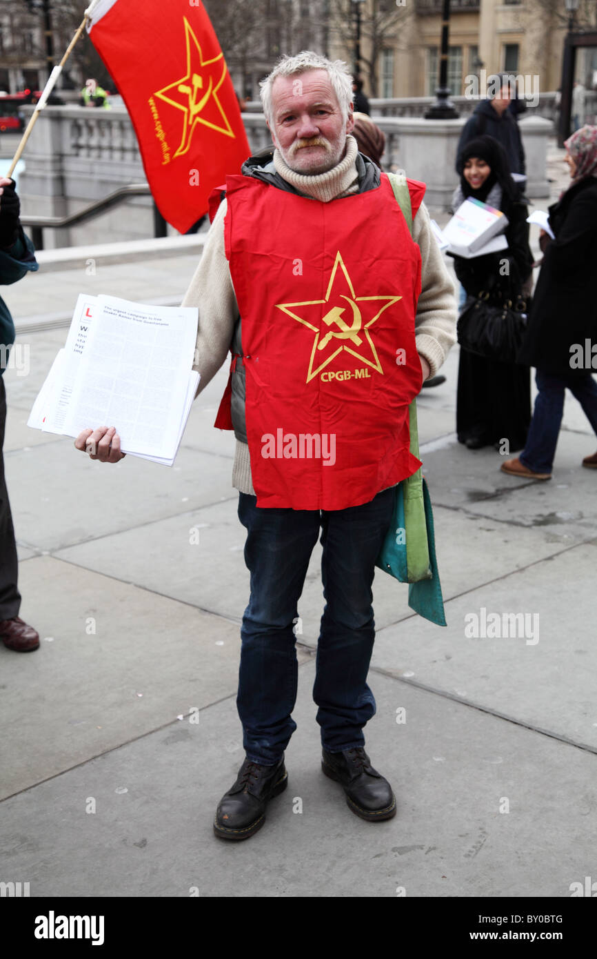 Protester at the Beyond Words: Silent Witness to Injustice. The London ...