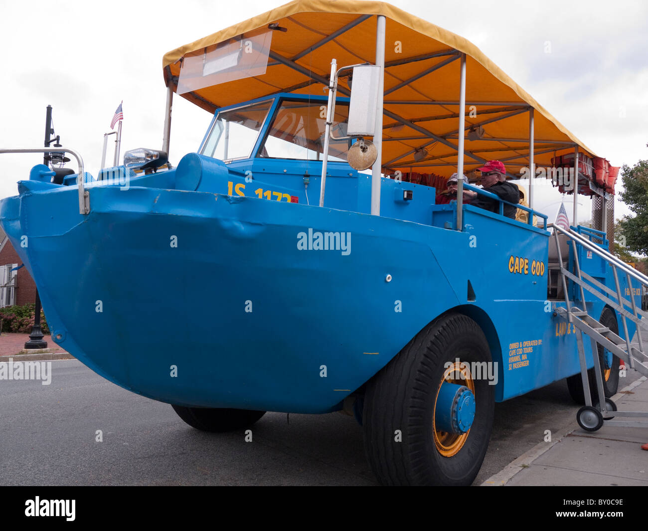 Duck amphibian vehicle in Hyannisport Massachusetts,USA Stock Photo - Alamy