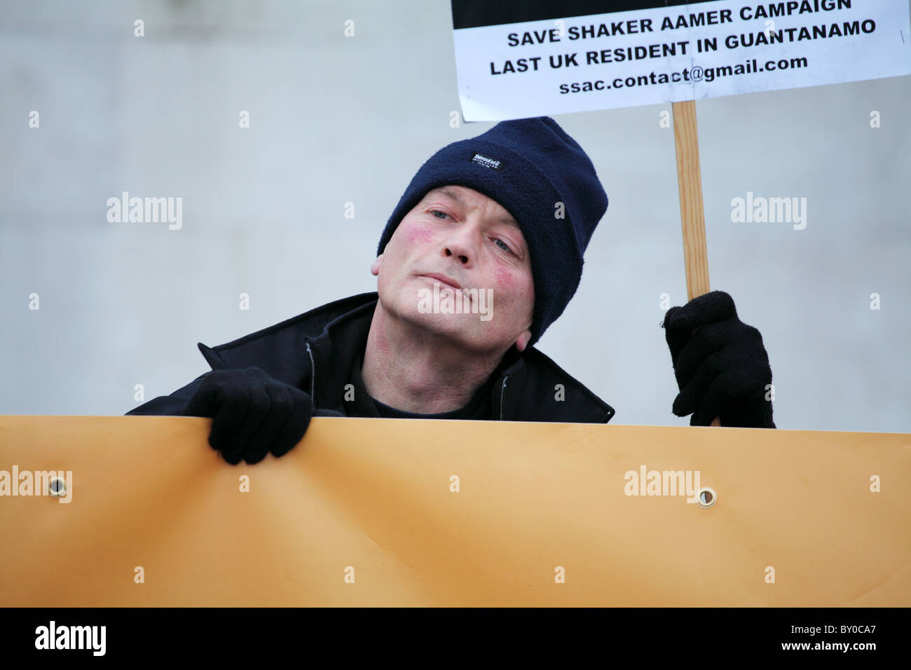 Protester at the Beyond Words: Silent Witness to Injustice. The London ...