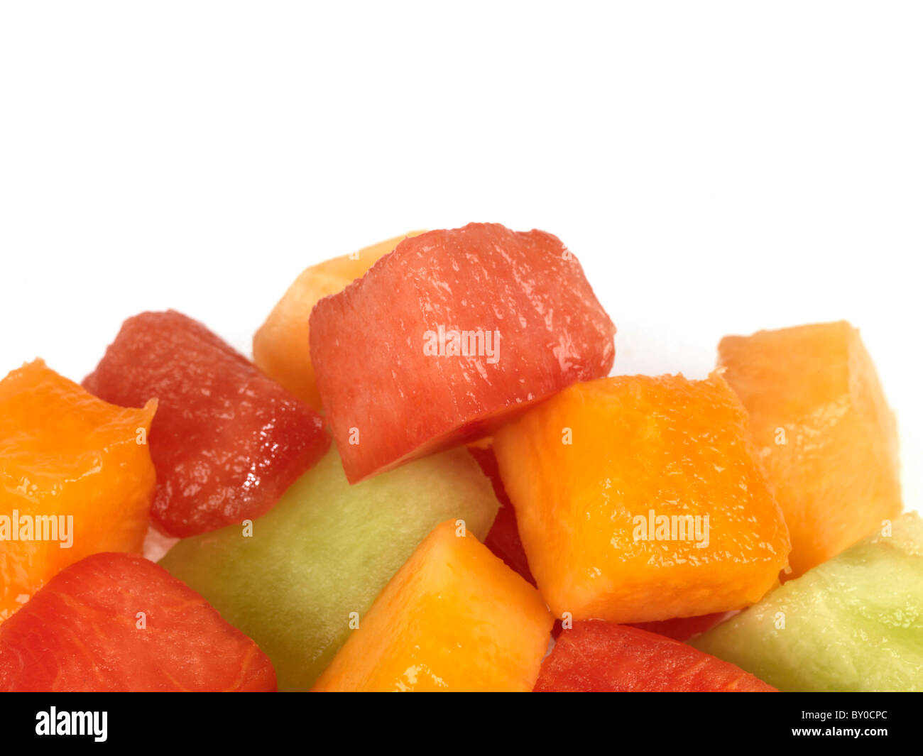 Fresh Healthy Juicy Chunks Of Ripe Sweet Melons Including Watermelon ...