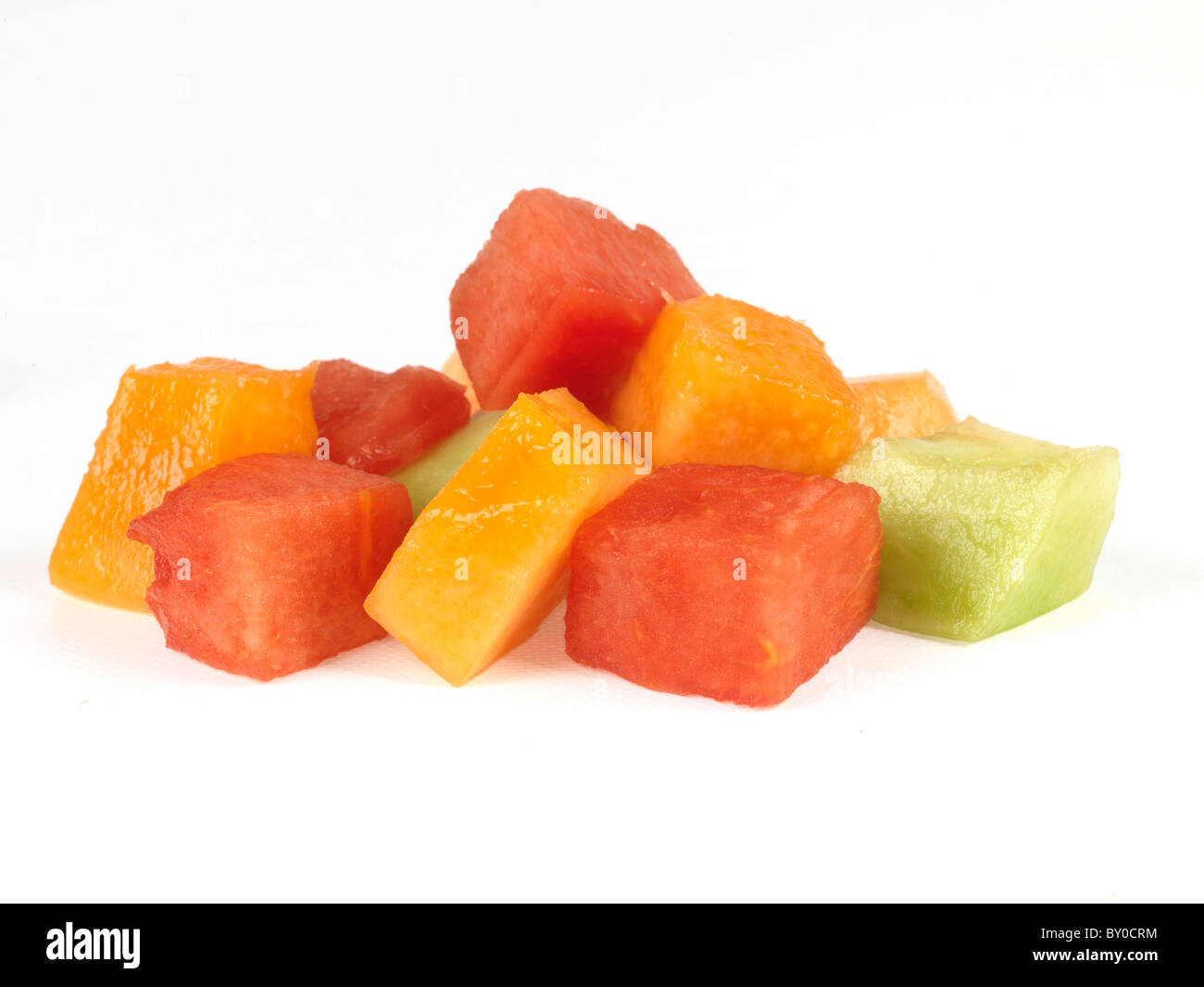 Fresh Healthy Juicy Chunks Of Ripe Sweet Melons Including Watermelon ...