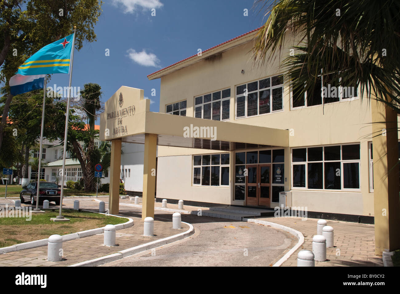 Government building oranjestad city aruba hi-res stock photography and ...