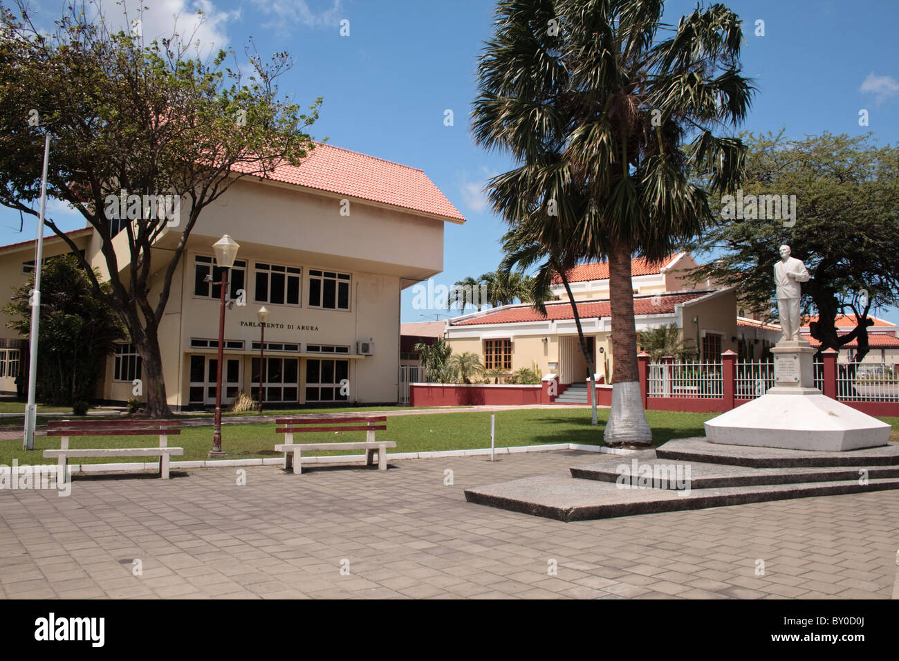 Parlamento di Aruba government building Aruba Stock Photo - Alamy