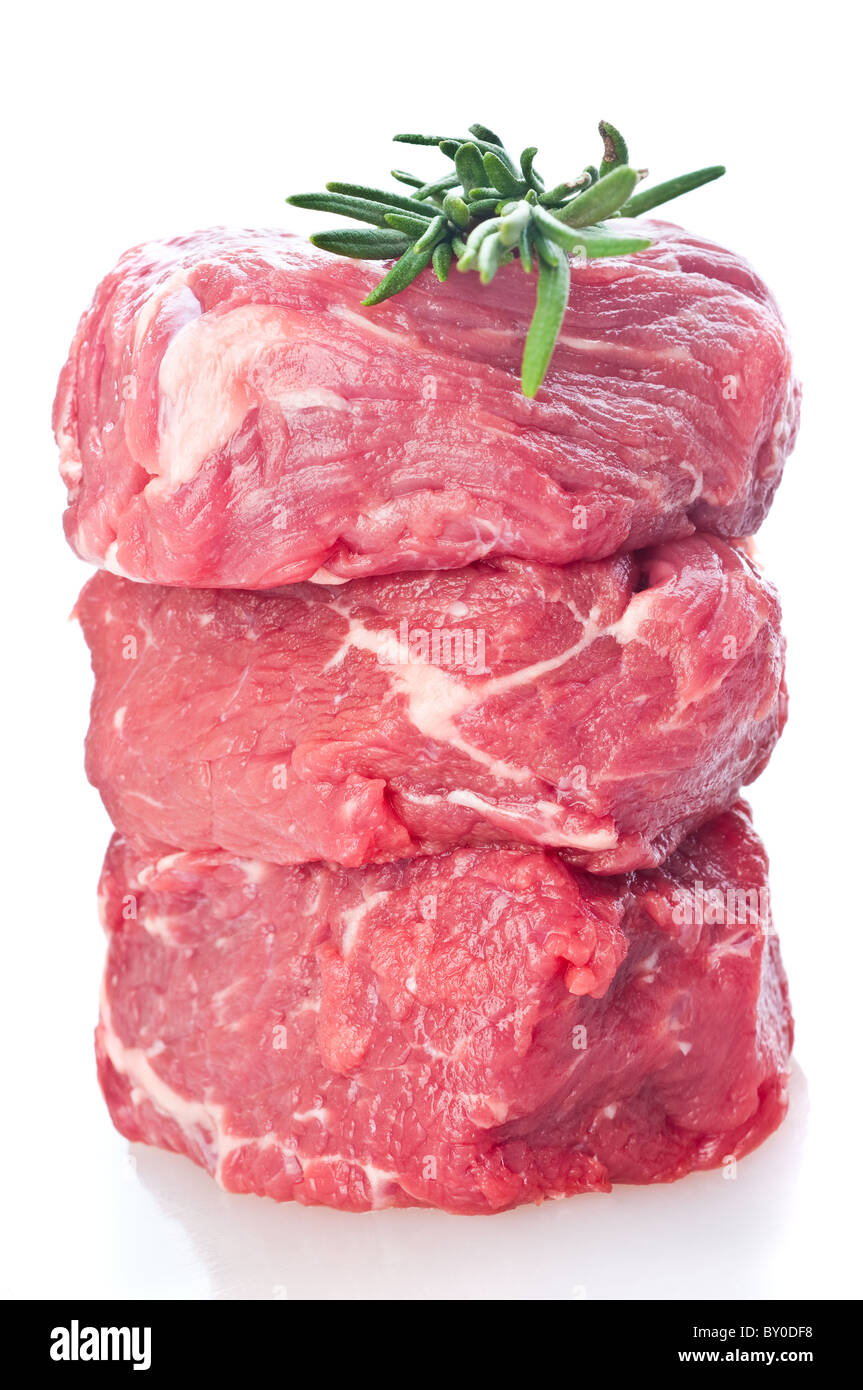 fresh meat on slice Stock Photo - Alamy